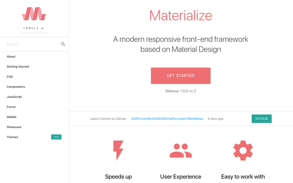 Materialize CSS - Responsive front-end framework based on Material Design | Steemhunt